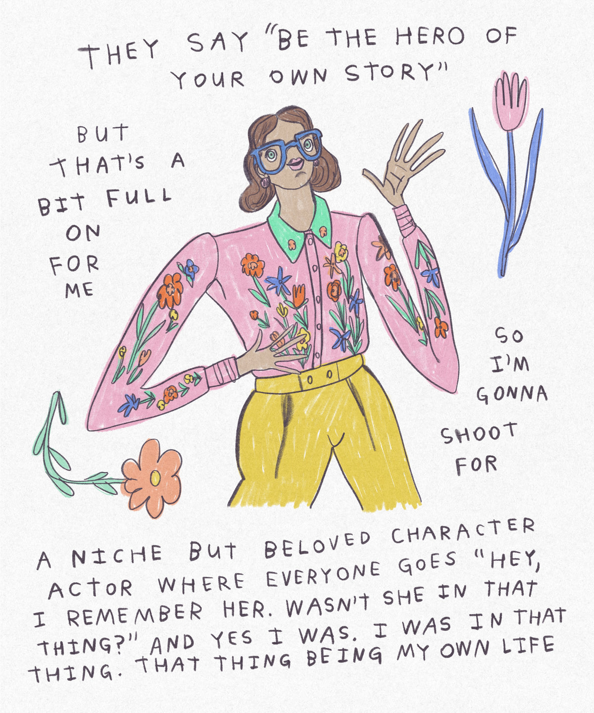 Be The Hero - Illustration Print– Heather Buchanan