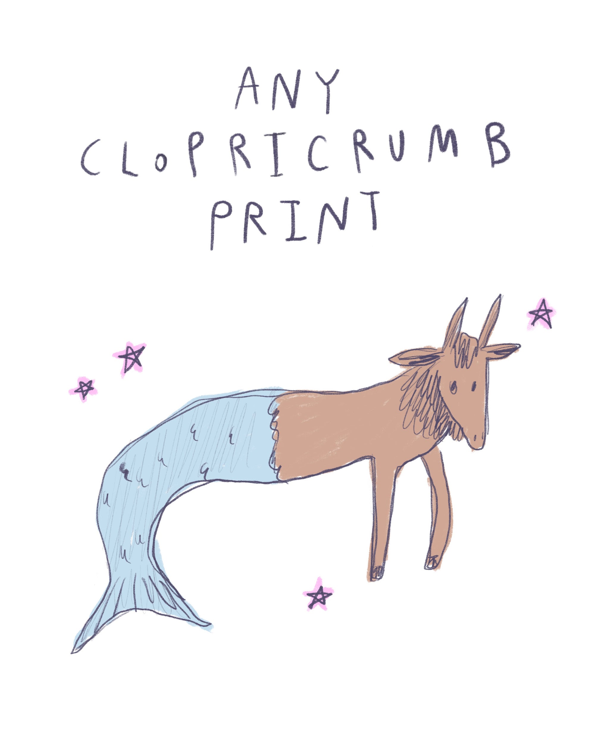 Clopricrumb HorrorScoops Print - Funny Zodiac Illustration Print ...