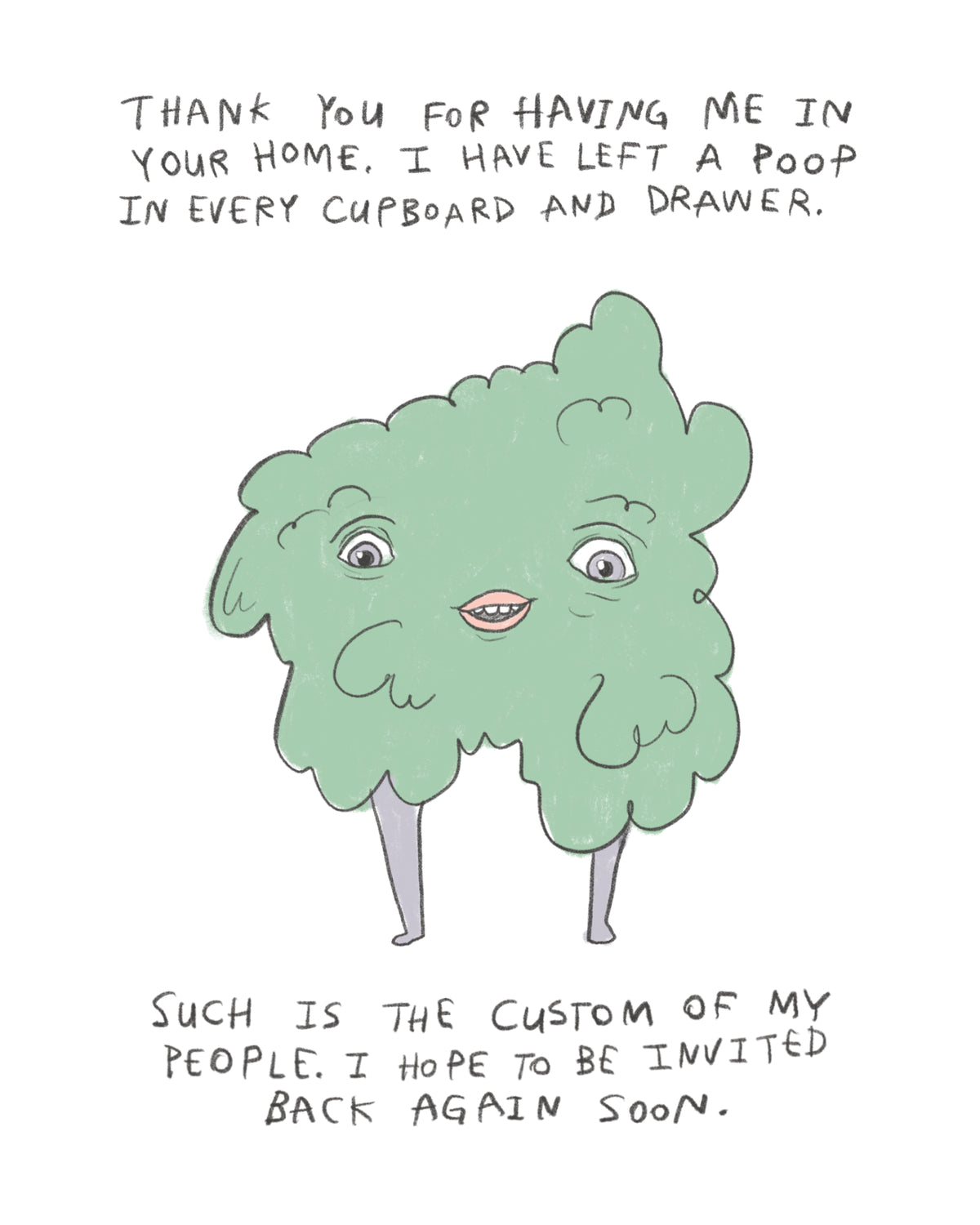 Poop in Every Drawer - Illustration Print– Heather Buchanan