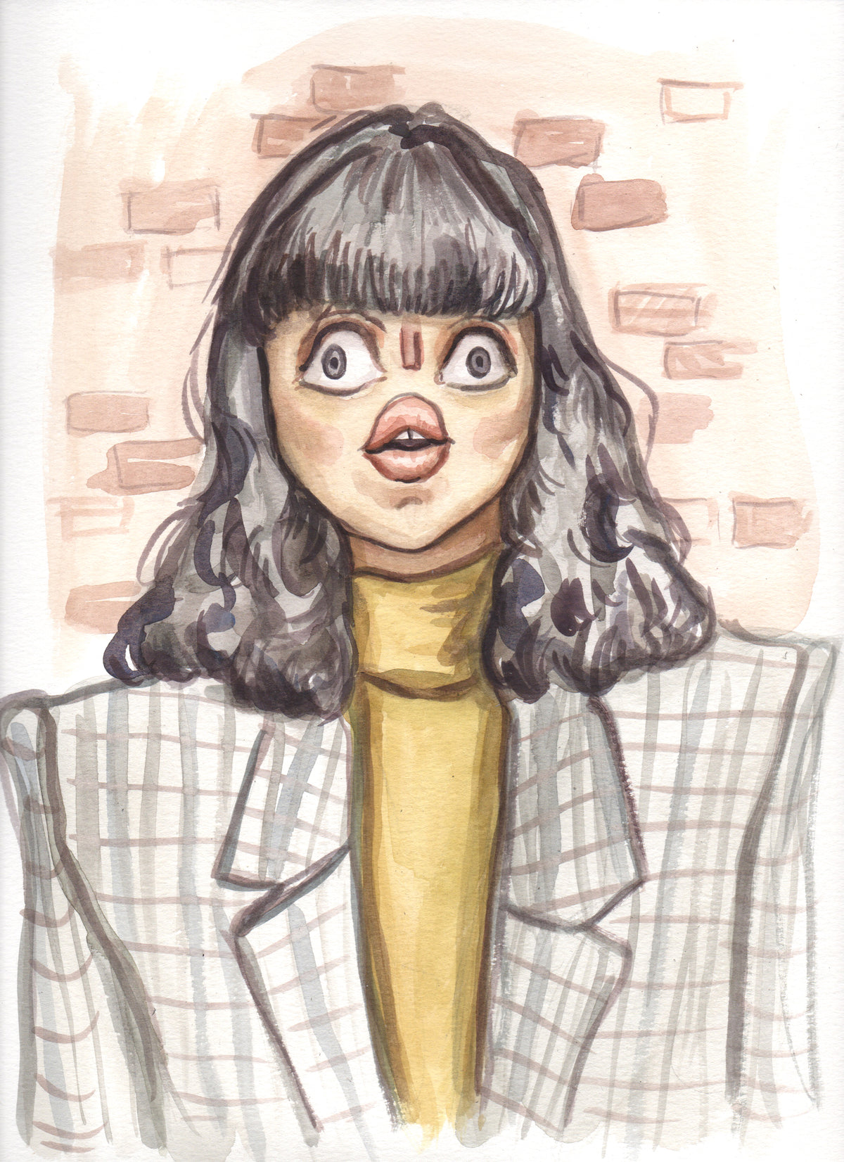 Blazer - Original Watercolour Painting– Heather Buchanan
