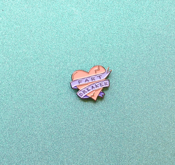 Fart Breaker - Enamel Lapel Pin – Heather Buchanan