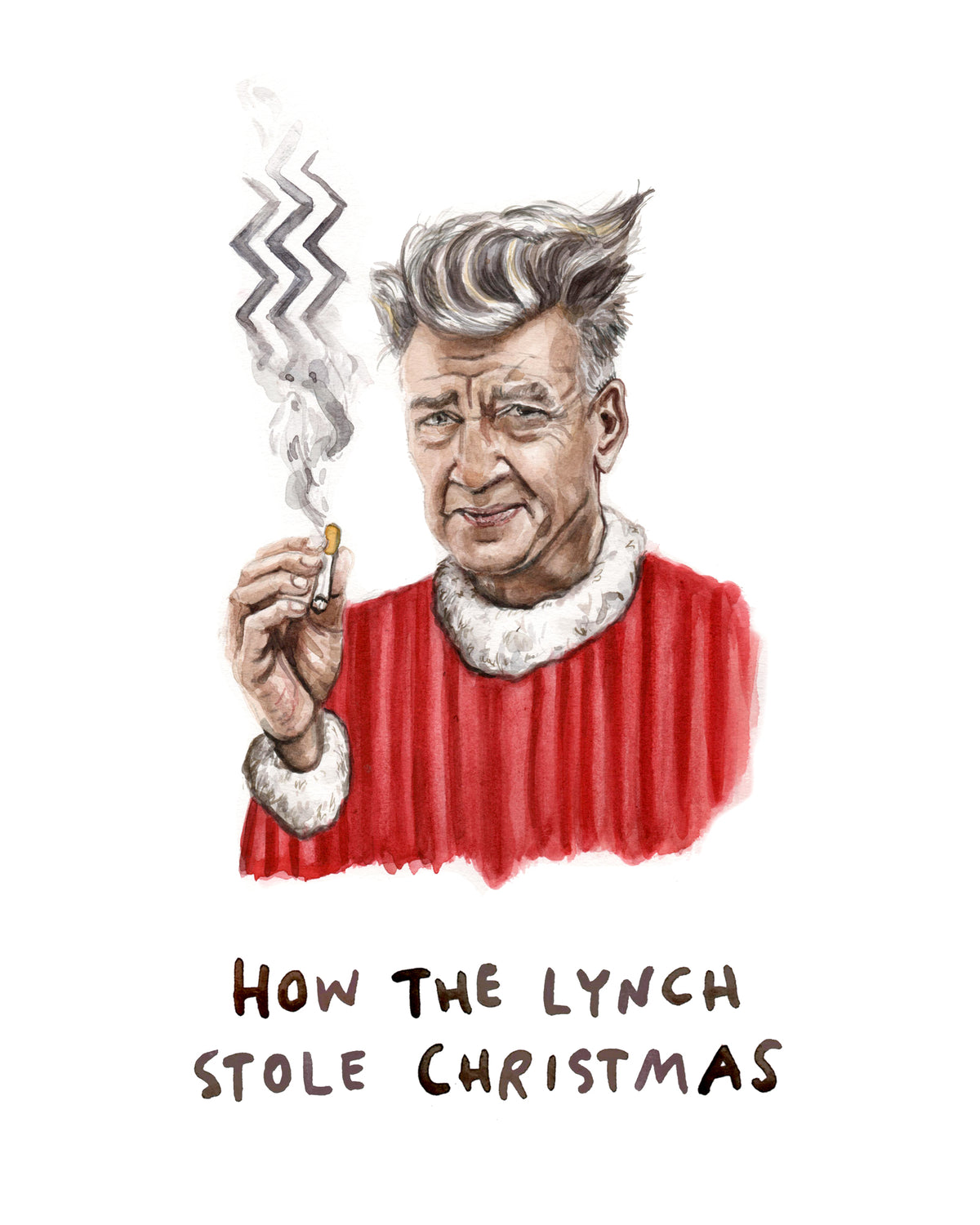 How The Lynch Stole Christmas - David Lynch Greeting Card– Heather Buchanan