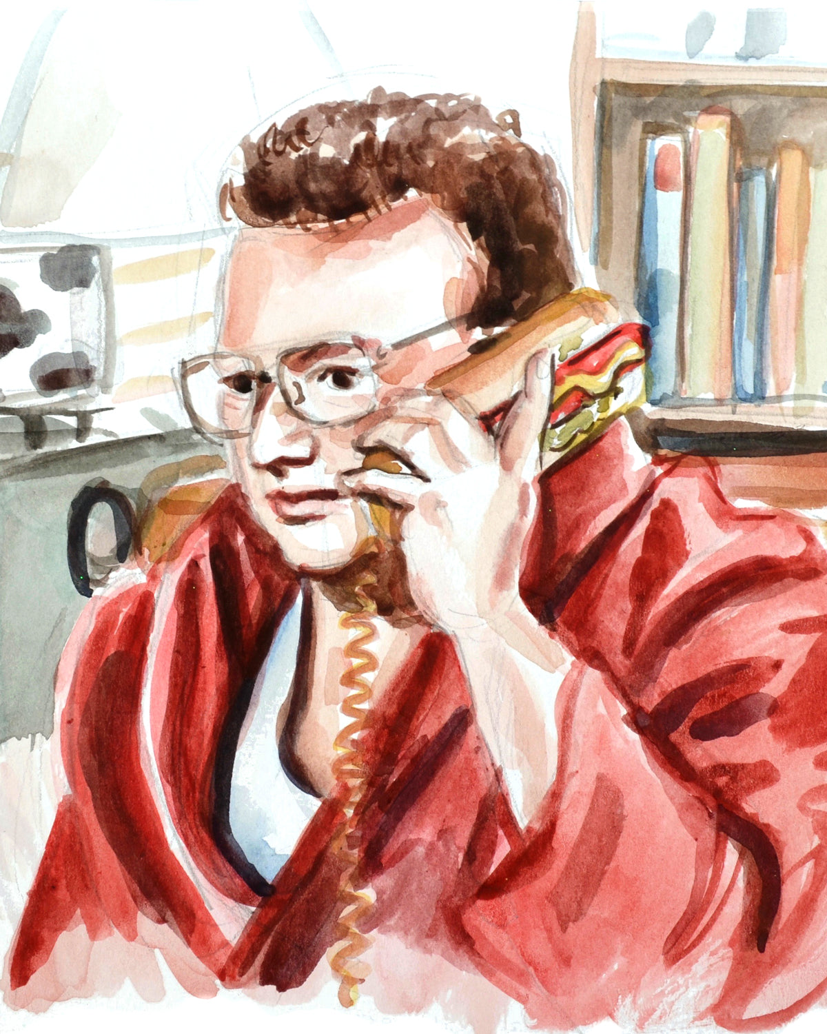 Calling... Newman - Limited Edition Portrait Print– Heather Buchanan