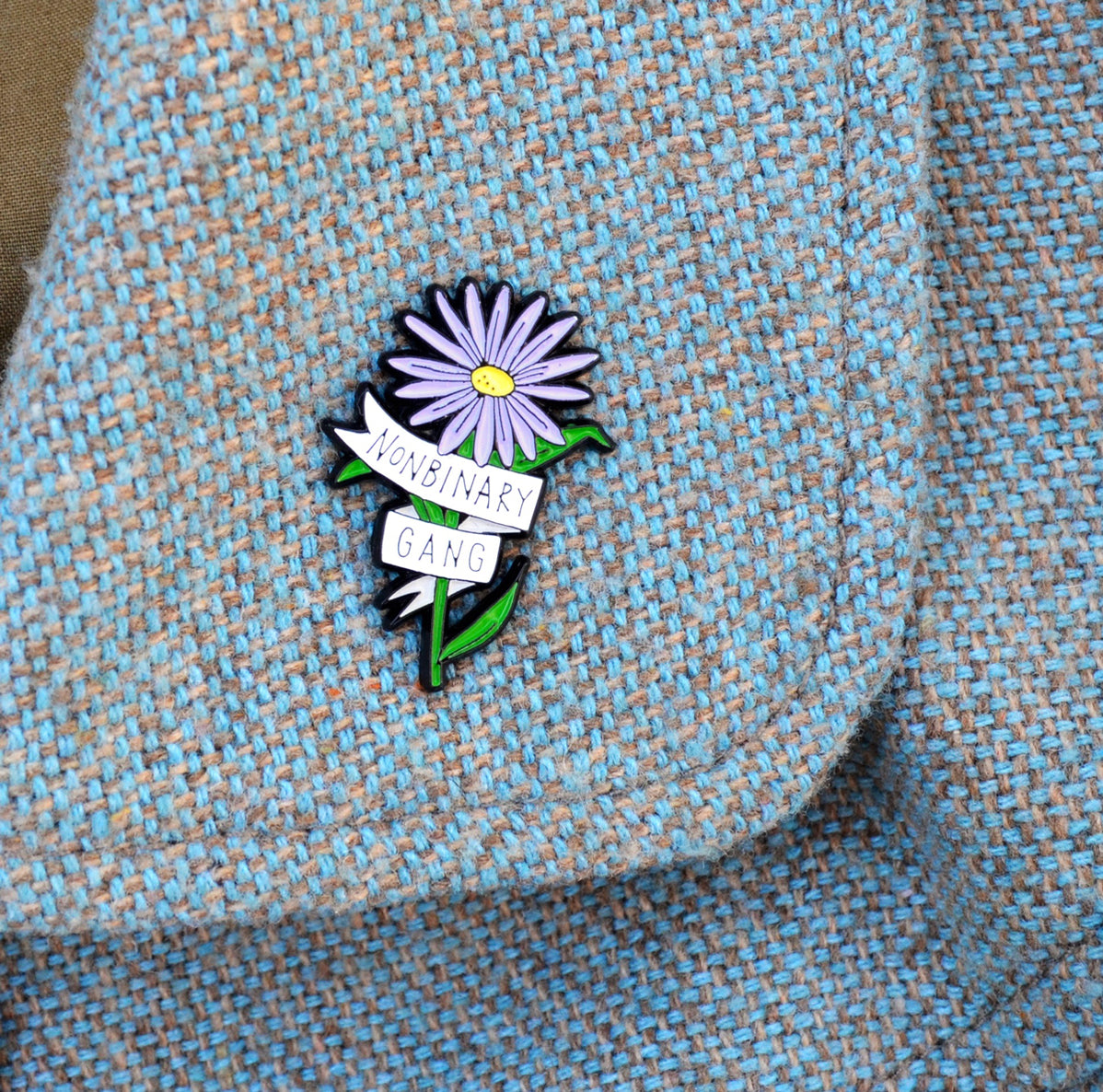 Nonbinary Gang - Enamel Lapel Pin– Heather Buchanan